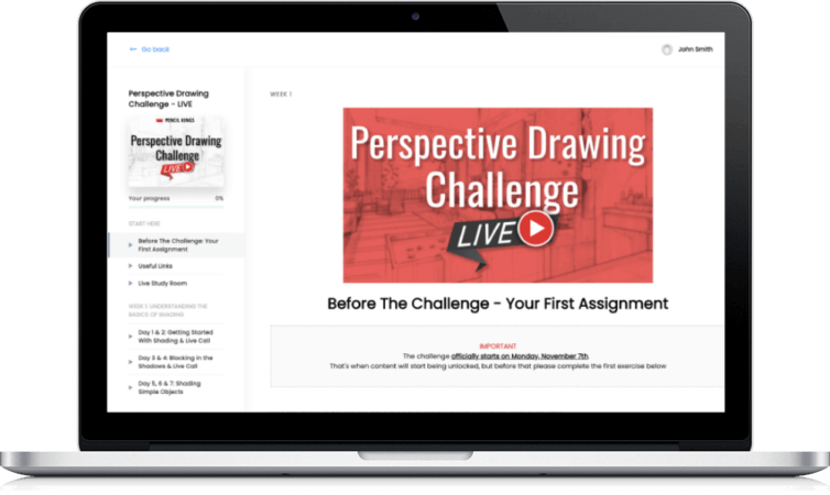 Perspective Drawing Challenge LIVE – Pencil Kings